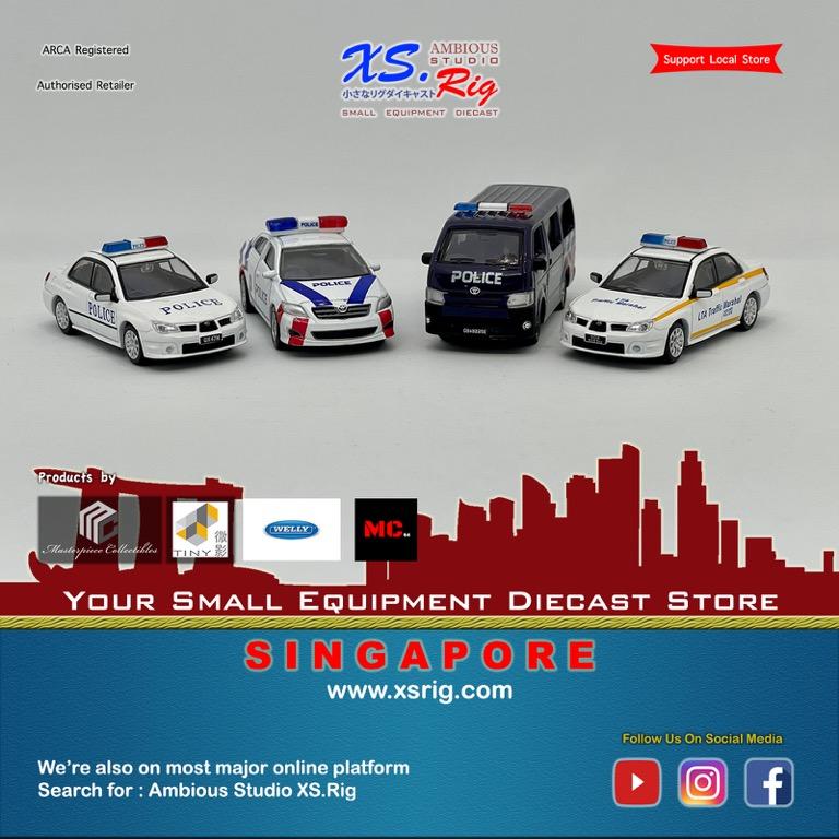 Tiny / MC64 Singapore MHA HomeTeam N Stat-Board 1/64 N 1/60 Vehicles (Various Models ...