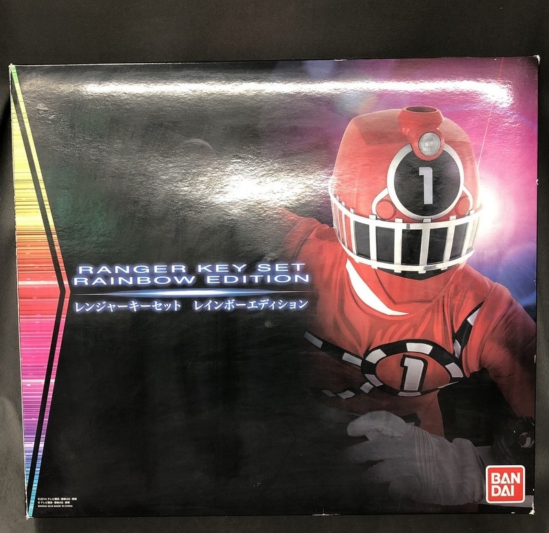 Sentai ressha sentai toqger kaizoku gokaiger Rainbow ranger key set ...