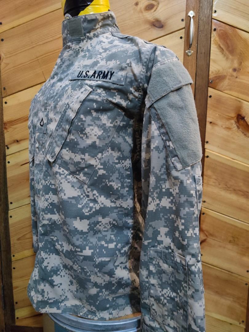 US Army ACU Coat/Uniform (Insects Repellent) Military Issue, Men's ...