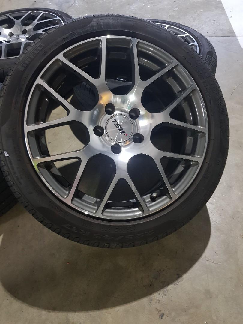 Used Original 17 inch TSW Nurburgring Rims Flow Form Rotary Forged, Car ...