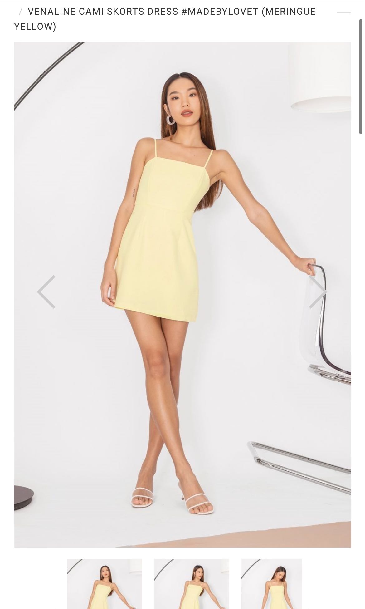 Venaline Cami Skorts Dress, Women's Fashion, Dresses & Sets, Dresses on ...