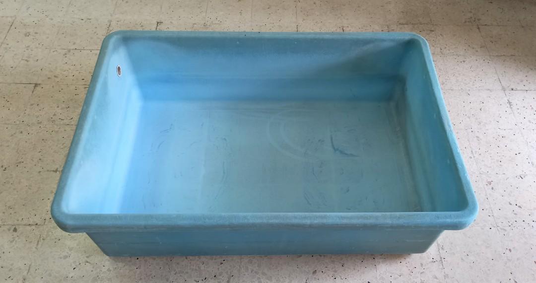 Very Large Heavy Duty Rectangular Plastic Container, Furniture & Home ...