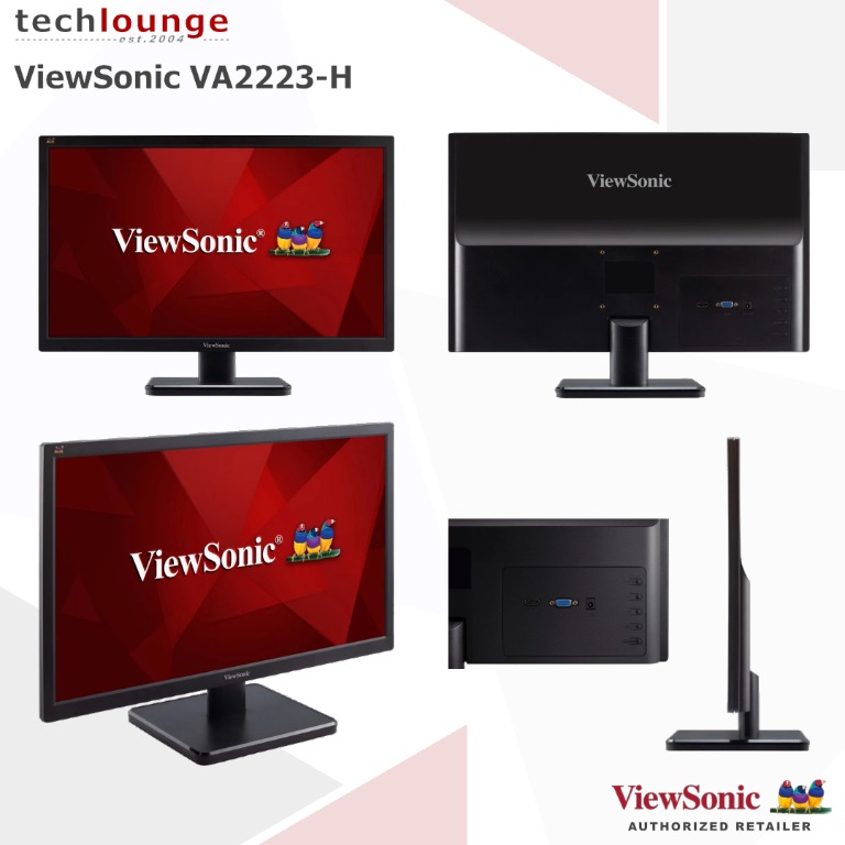 VIEWSONIC VA2223-H, Computers & Tech, Parts & Accessories, Monitor ...
