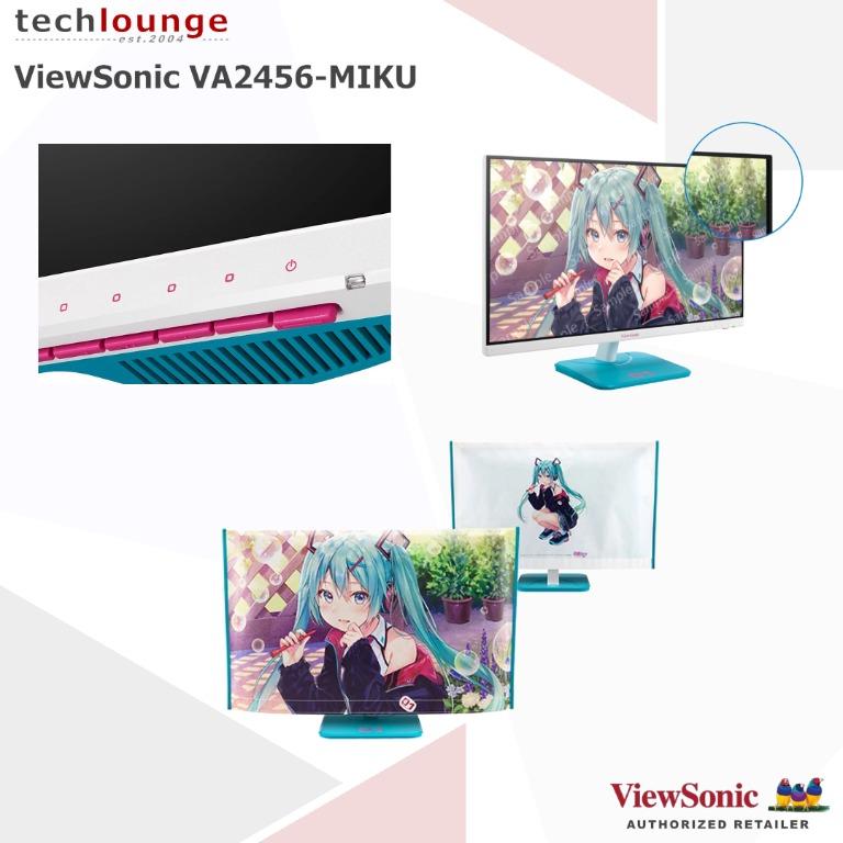 VIEWSONIC VA2456 - MIKU, Computers & Tech, Parts & Accessories, Monitor ...