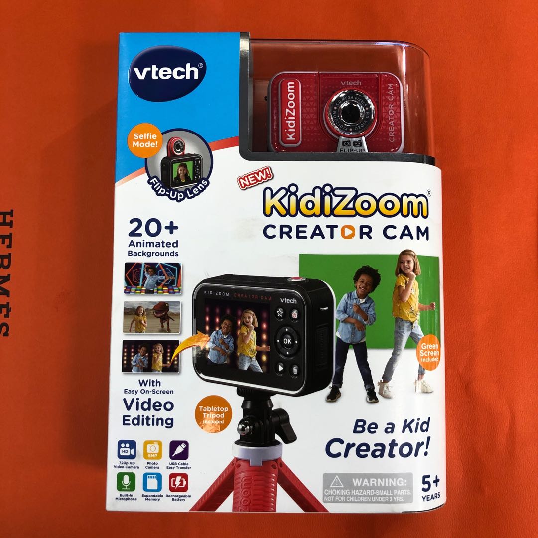 Vtech KidiZoom Creator Cam (Red), 興趣及遊戲, 玩具 & 遊戲類 - Carousell