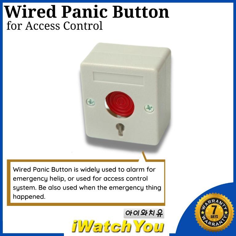 Wired Panic Button, Furniture & Home Living, Security & Locks, Security ...