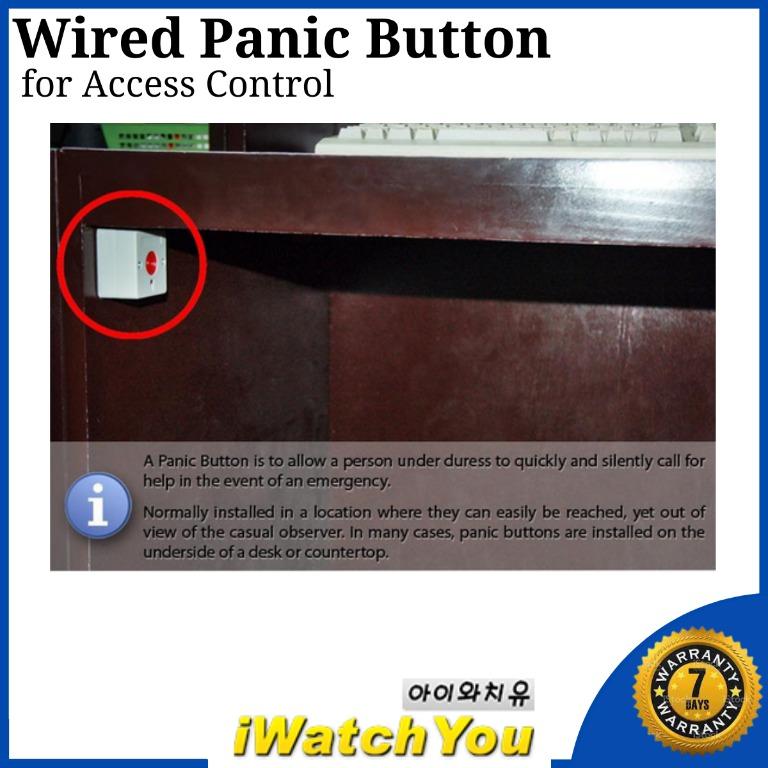 Wired Panic Button, Furniture & Home Living, Security & Locks, Security ...