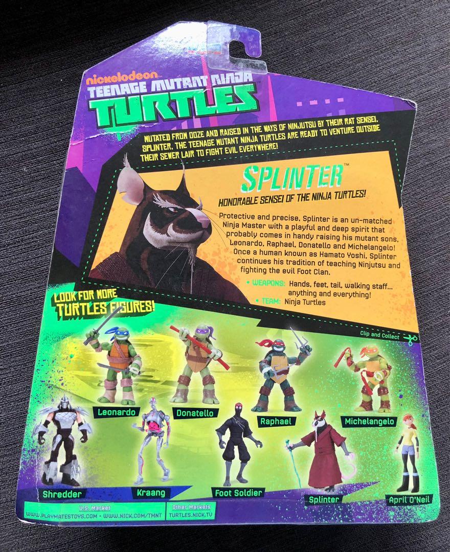 Vintage Teenage Mutant Ninja Turtles Splinter, Hobbies & Toys, Toys ...