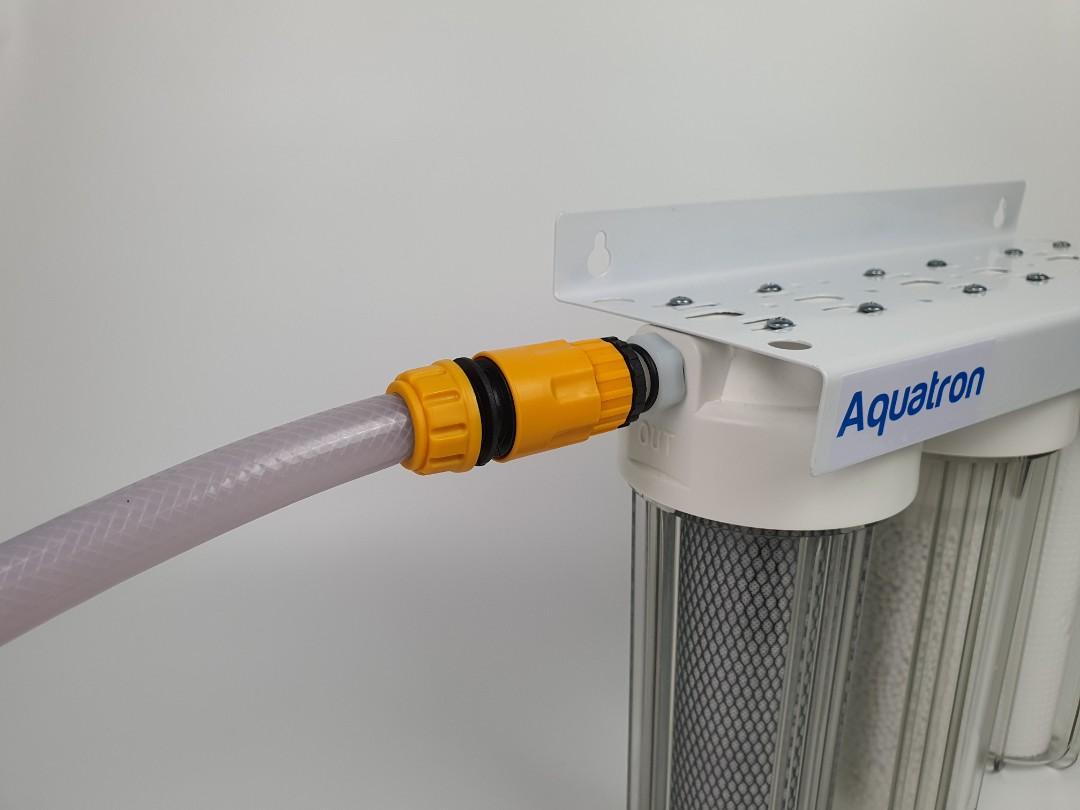 Premium 3 Stage Water Filter Unit (Anti-chlorine) - Aquatron Aquarium ...