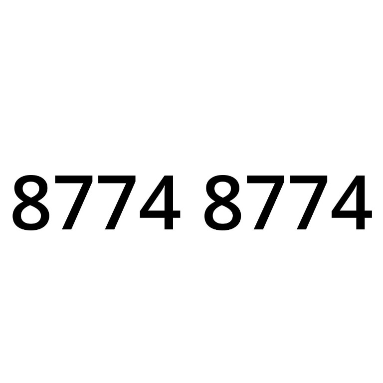 8774 8774 golden number postpaid number sim card singtel prepaid ...