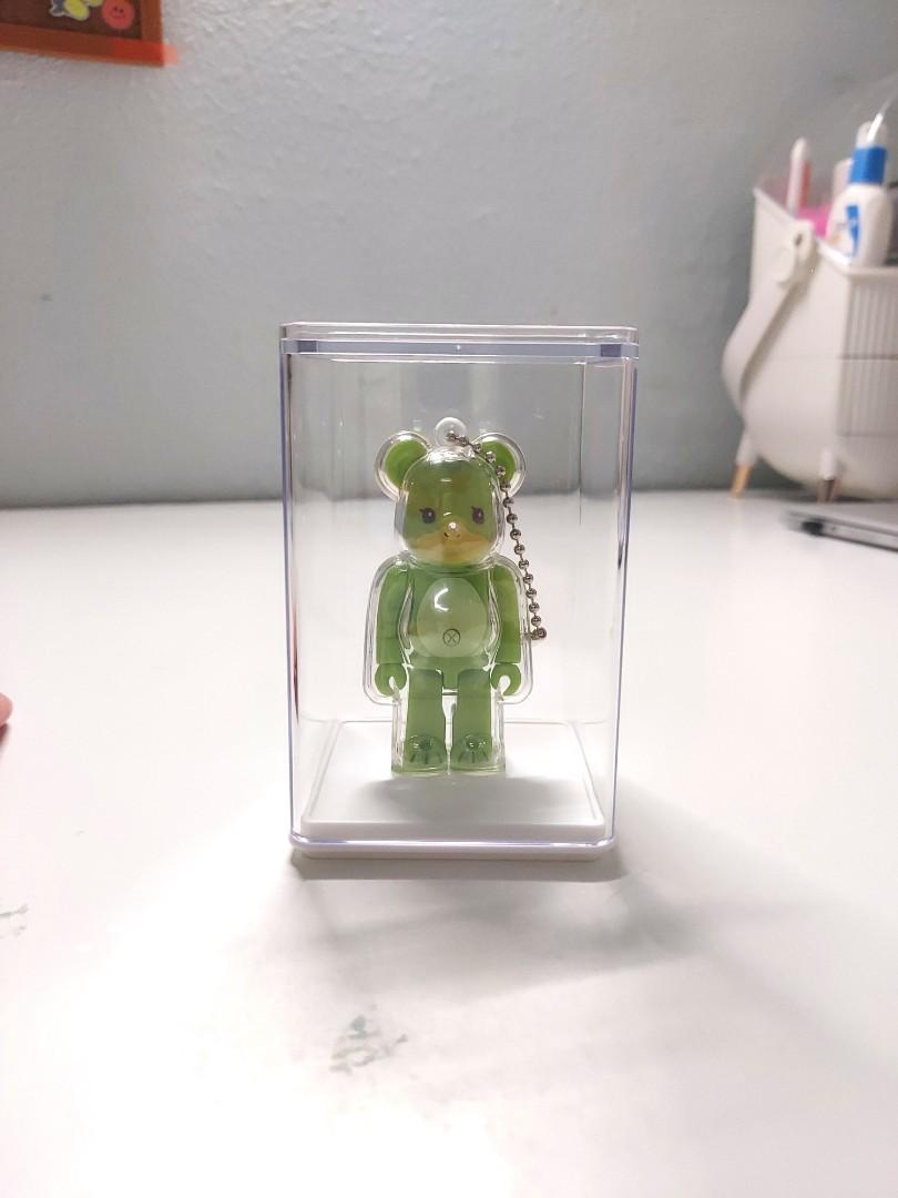BearBrick Display Case with Card Holder! Be@rbrick Acrylic Transparent ...