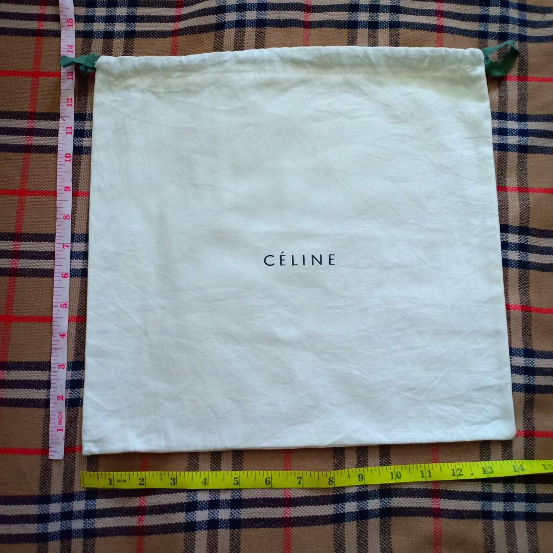 Authentic Celine dust bag 14x14 inches, Luxury, Bags & Wallets on Carousell
