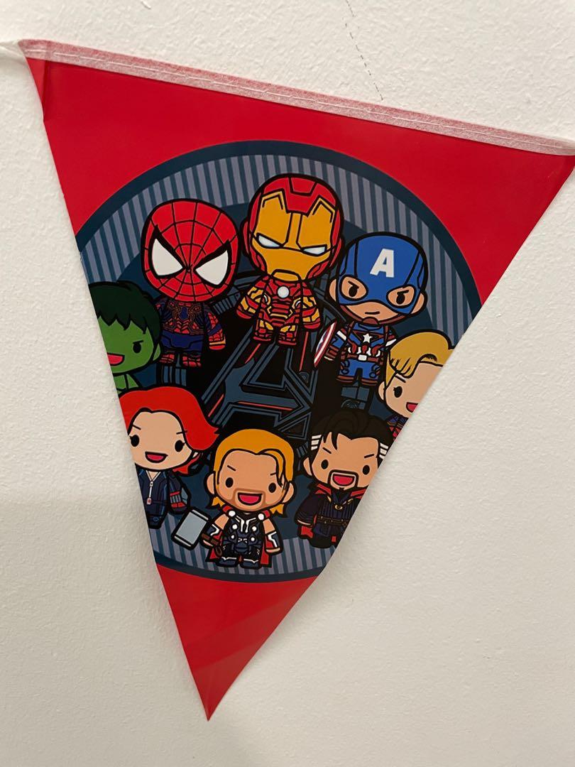 Avengers birthday banner, Hobbies & Toys, Stationery & Craft, Art ...