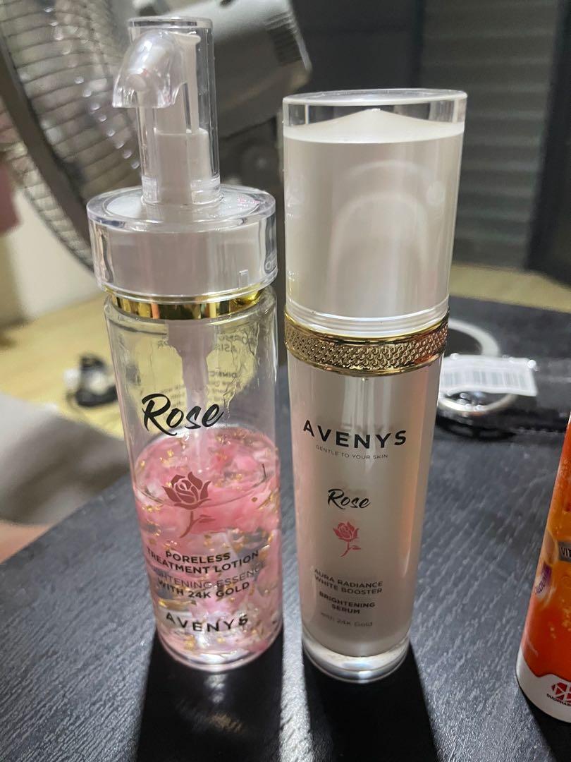 Avenys set rose and organic cream, Beauty & Personal Care, Bath & Body ...
