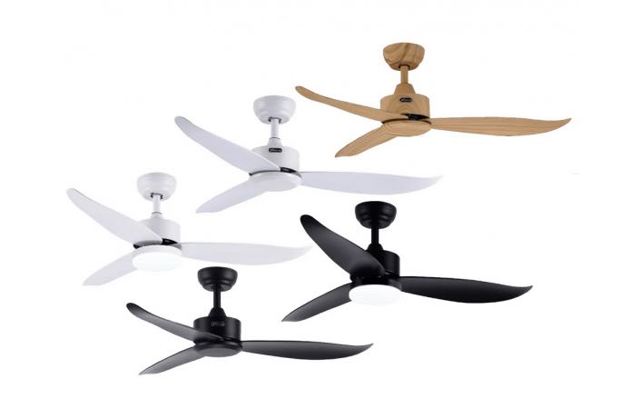 Bestar Razor Ceiling fan with light, Furniture & Home Living, Lighting ...