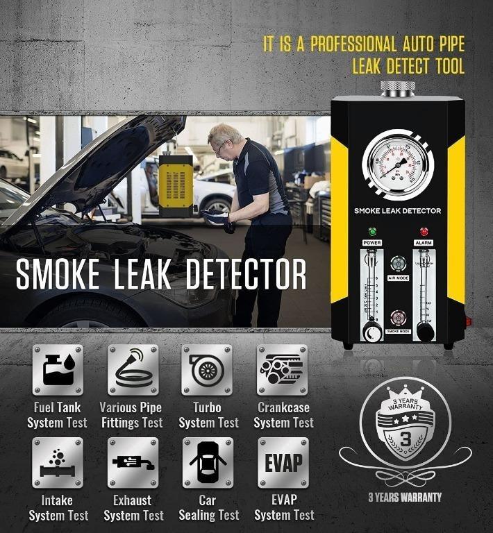 Car Smoke Machine, EVAP Smoke Leak Tester Detector, Automotive Fuel ...