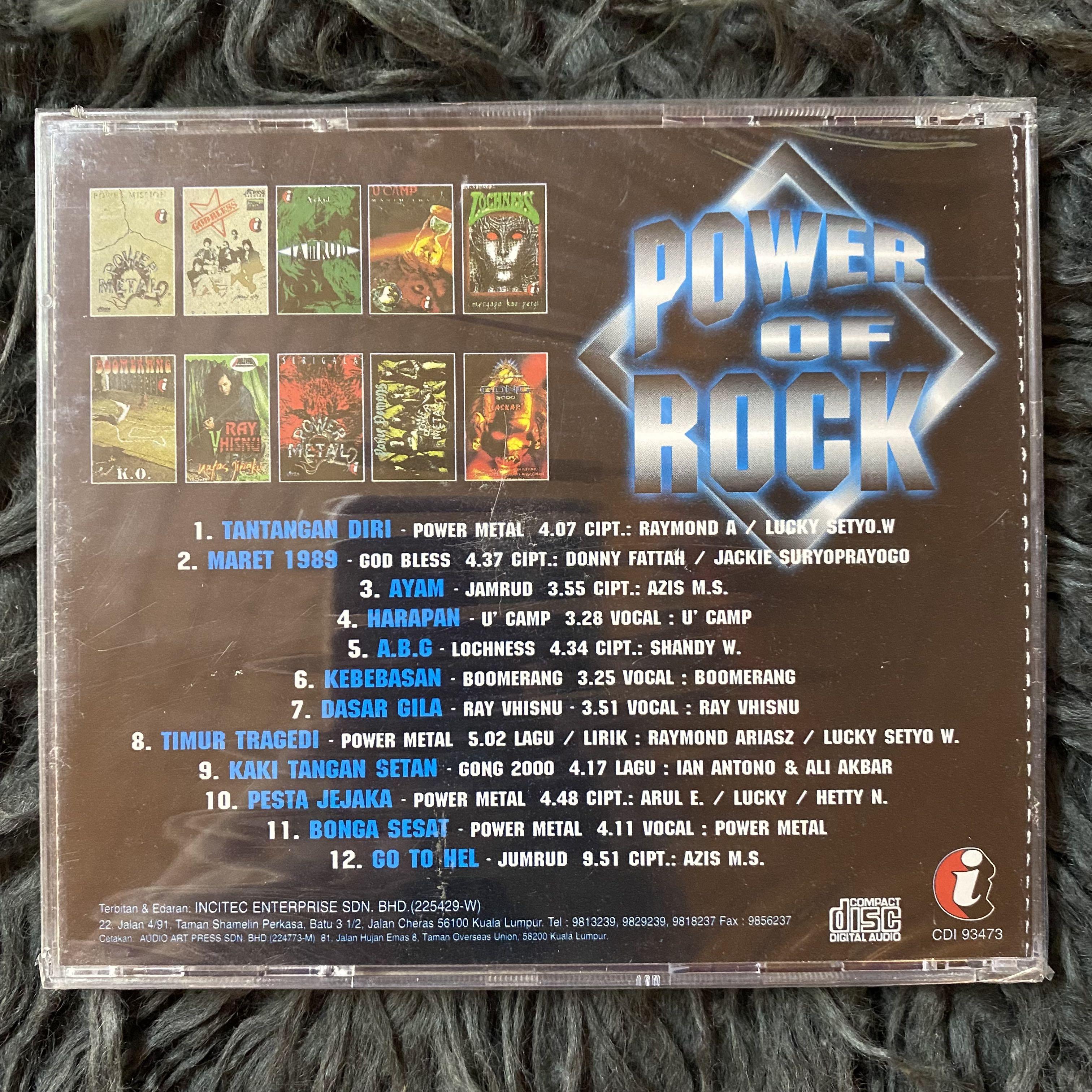 CD POWER OF ROCK, Hobbies & Toys, Music & Media, CDs & DVDs on Carousell