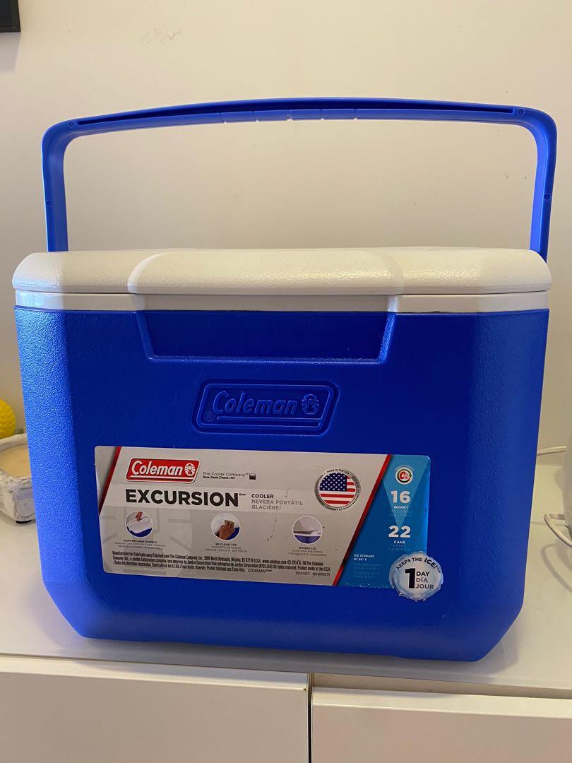 Coleman Cooler Box, Furniture & Home Living, Outdoor Furniture on Carousell