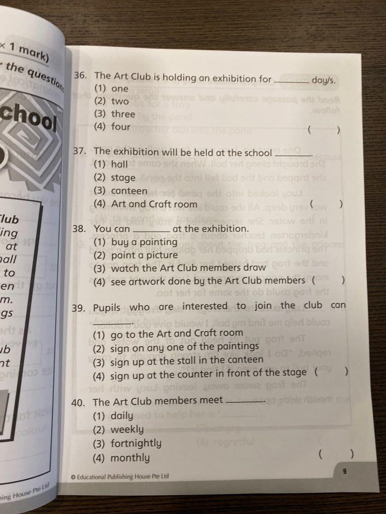 Comprehensive English Practice Papers Primary 1, Hobbies & Toys, Books ...