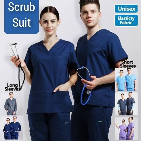 Custom Made Scrub suit Medical doctor Uniform Lab Gown Nurse hospital ...