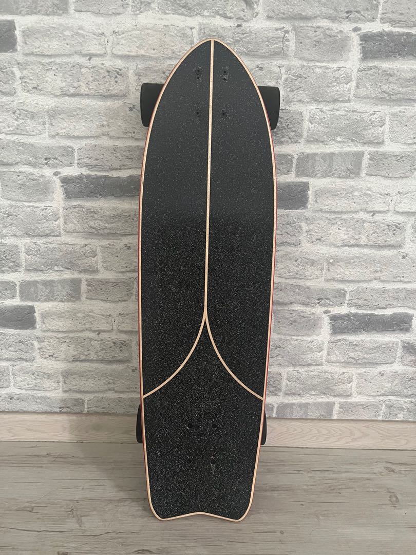 Decathlon Longboard Oxelo Fish 500 150mm - Black, Sports Equipment ...