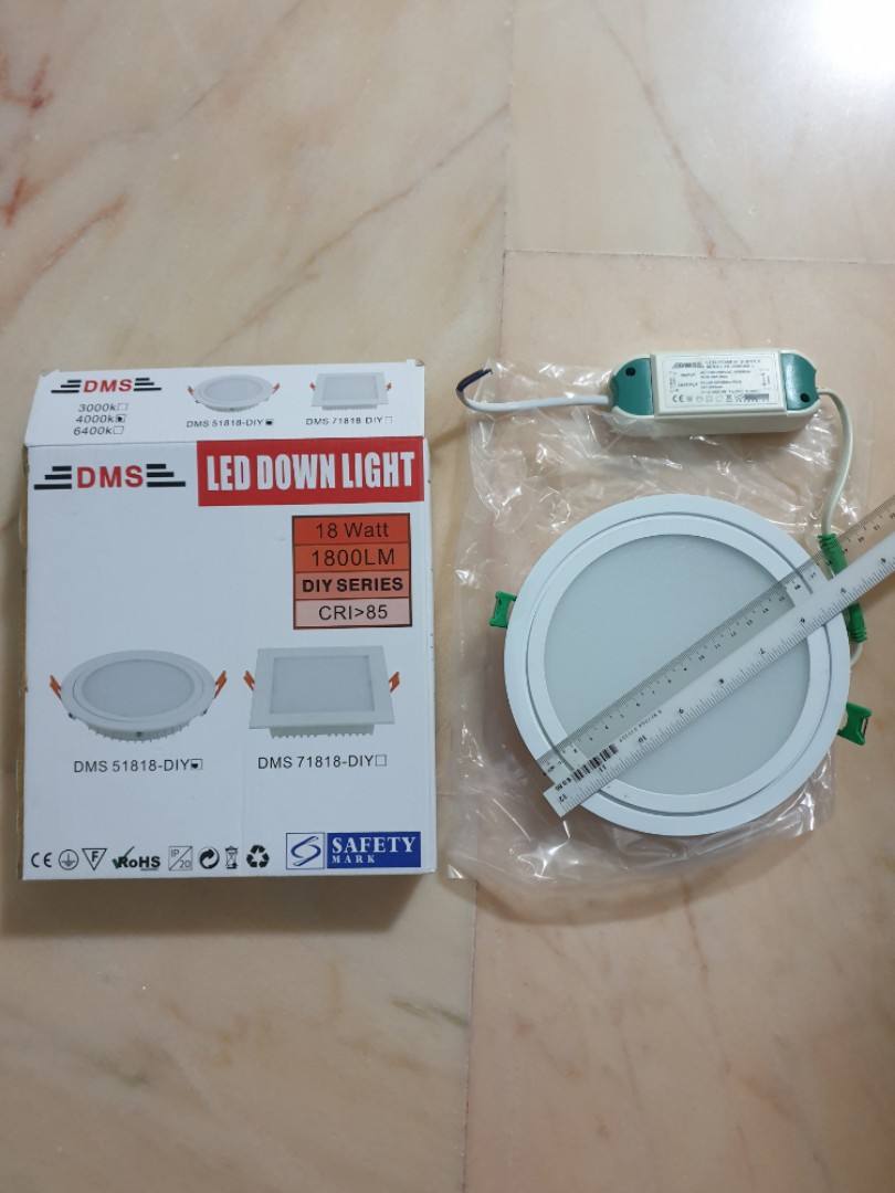 DMS LED Down Light DIY Series, Furniture & Home Living, Lighting & Fans ...