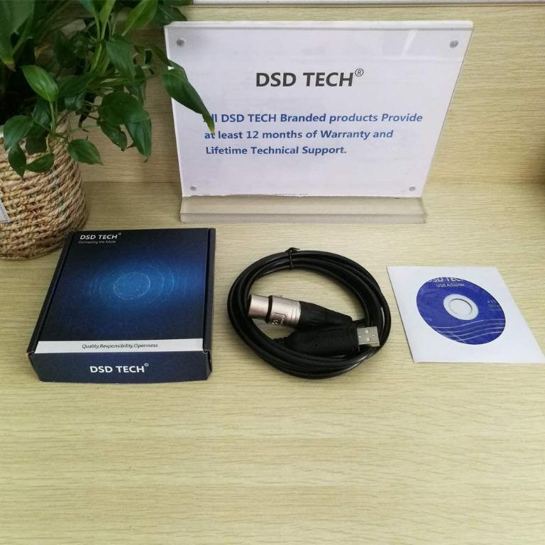 DSD TECH USB to DMX RS485 Adapter with FTDI Chip for Lighting Equipment ...