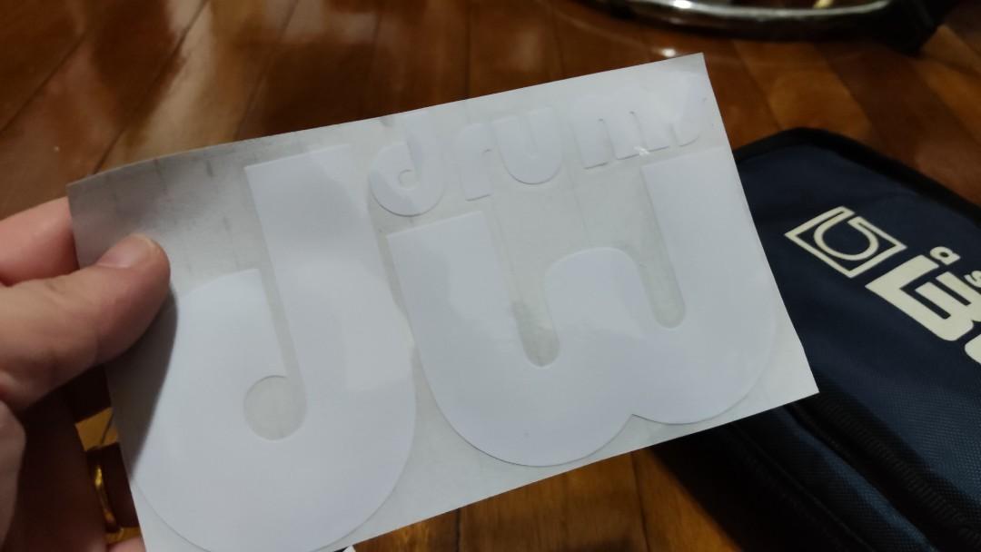 DW drum workshop logo sticker 6" (length) x 3.5" (width), Hobbies ...