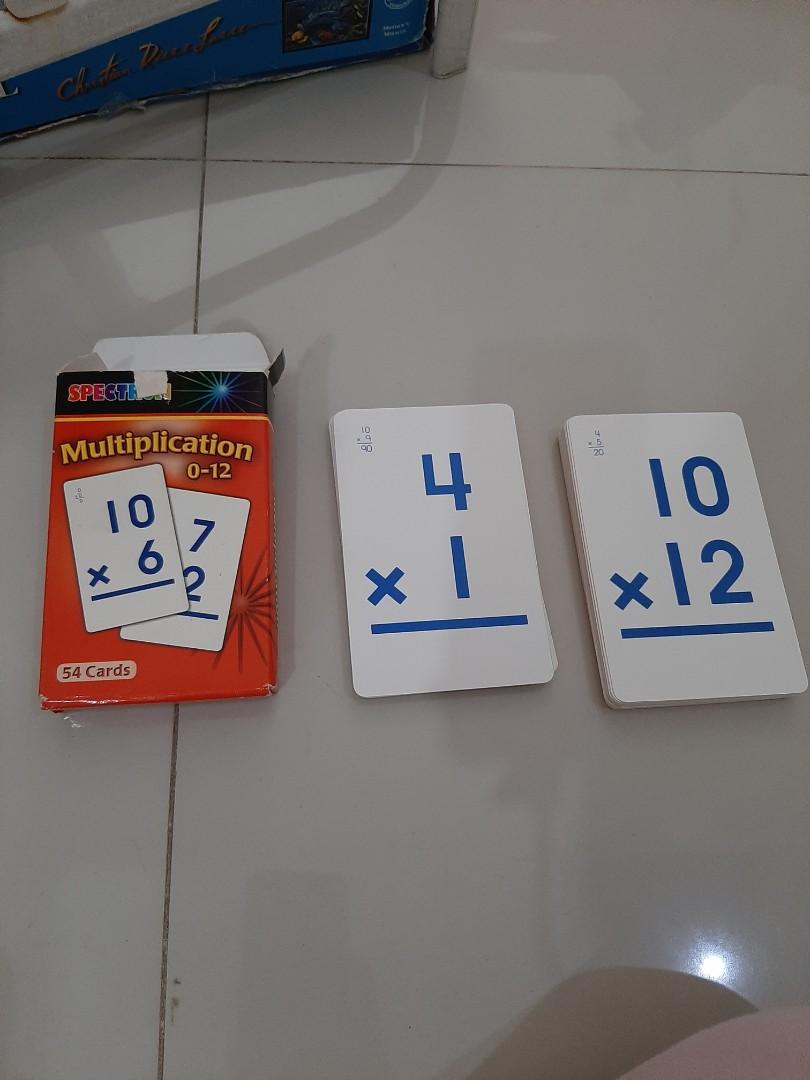 Flashcard perkalian, Buku & Alat Tulis, Buku Anak-Anak di Carousell