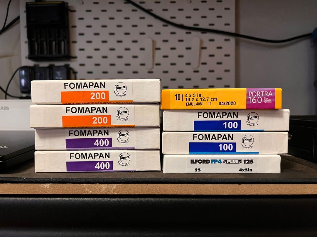 Fomapan 4x5 negative films, Photography, Photography Accessories, Other ...