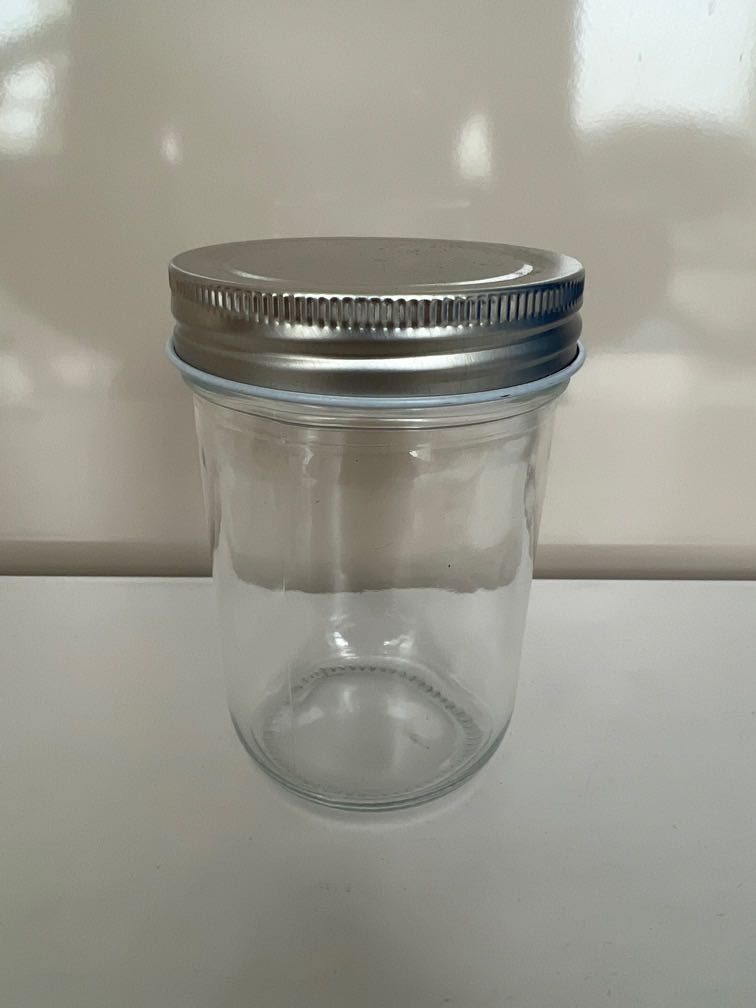 Glass Jar Mason Jar 240ml, Furniture & Home Living, Kitchenware ...