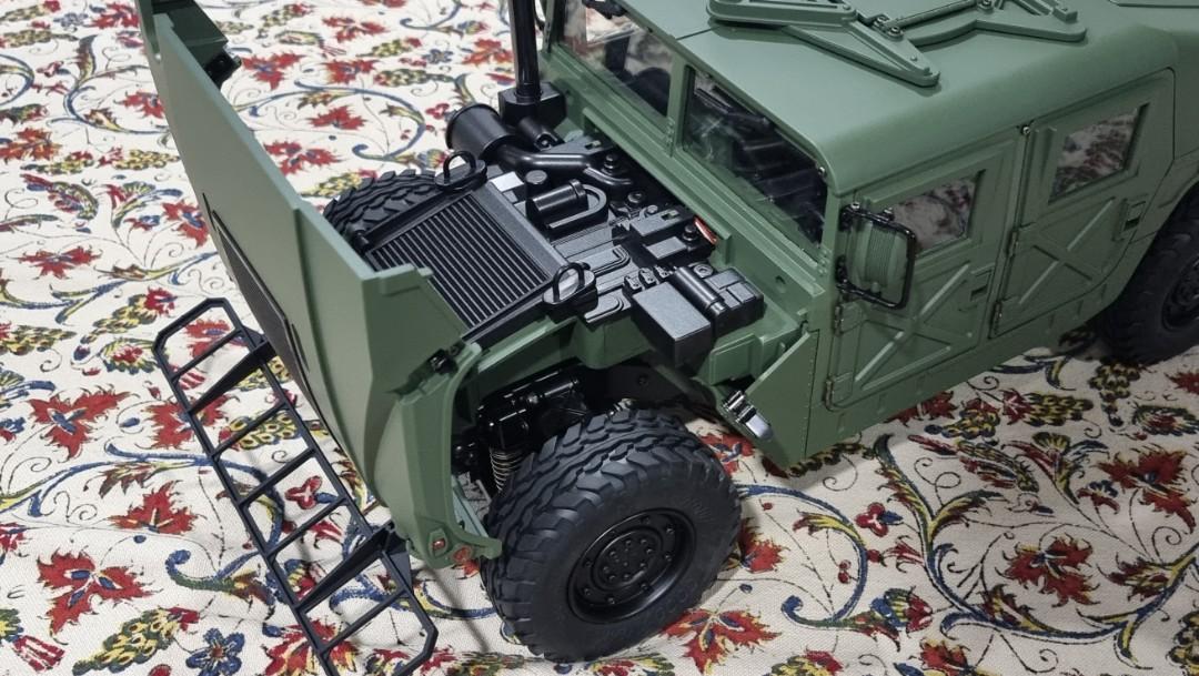 HG P408 RC 1/10 Armored Humvee, Hobbies & Toys, Toys & Games on Carousell