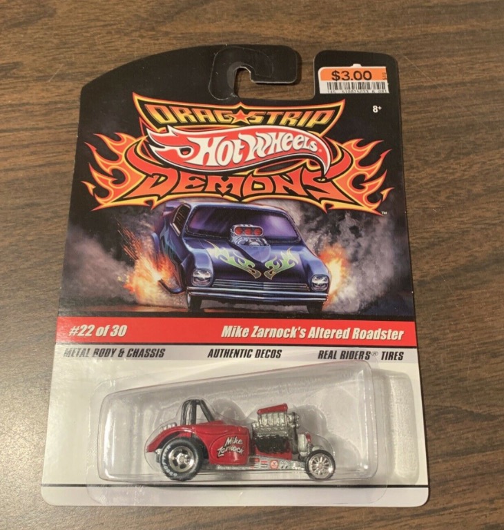 Hot Wheels Dragstrip Demons - Mike Zarnock's Altered Roadster Mooneyes ...