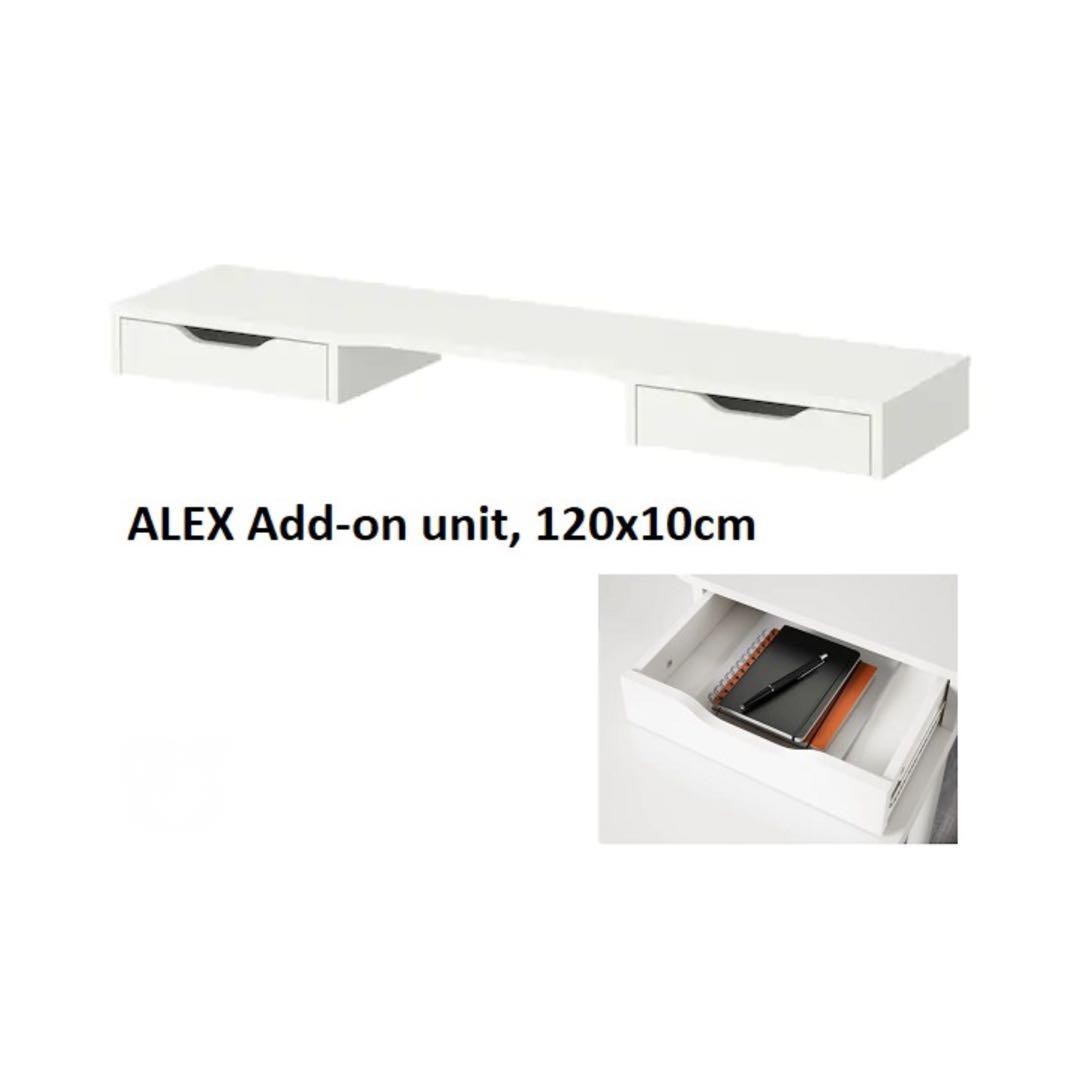 IKEA ALEX add on riser for study table, Furniture & Home Living ...