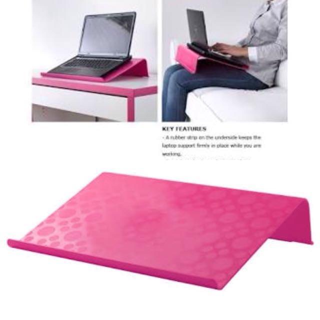 IKEA Laptop stand support, pink, 42x31 cm, Women's Fashion, Jewelry ...