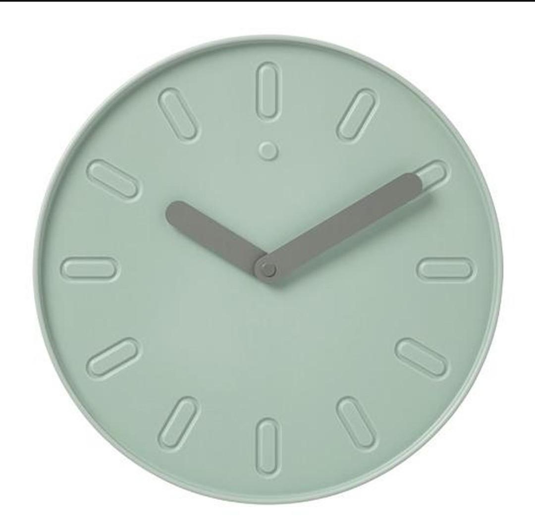 IKEA SLIPSTEN wall clock, Furniture & Home Living, Home Decor on Carousell