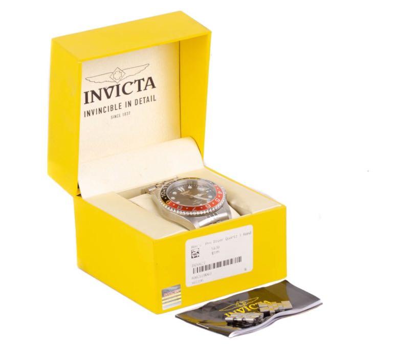 INVICTA Pro Diver Quartz Black Dial Pepsi Bezel 30619 Men's Watch ...