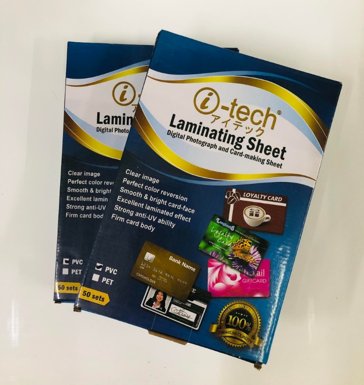 i-Tech PVC Laminating sheet ID CARD, Computers & Tech, Printers ...