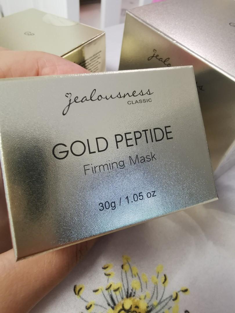 Jealousness Gold Peptide Firming Mask 30g, Beauty & Personal Care, Face, Face Care on Carousell
