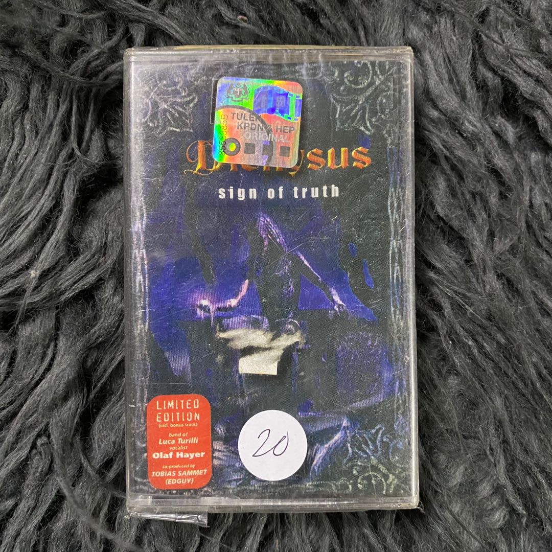 KASET DIONYSUS Sign of truth, Hobbies & Toys, Music & Media, CDs & DVDs ...