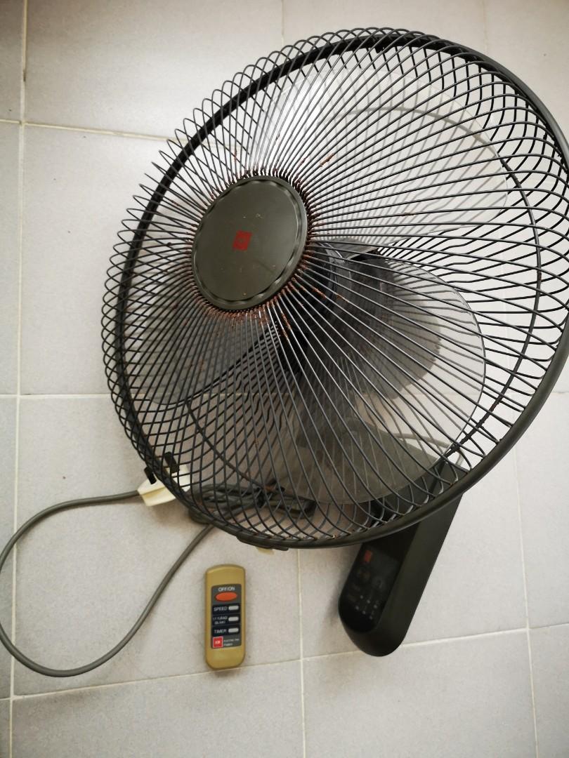 KDK Wall Mounted Fan with Remote, TV & Home Appliances, Air ...