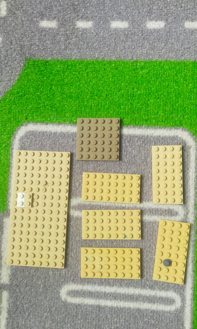 Lego Baseplate Tan on Carousell