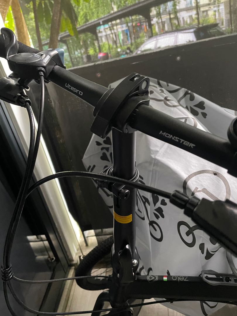 Litepro Monster Handlebar 25.4mm x 580mm (Black), Sports Equipment ...