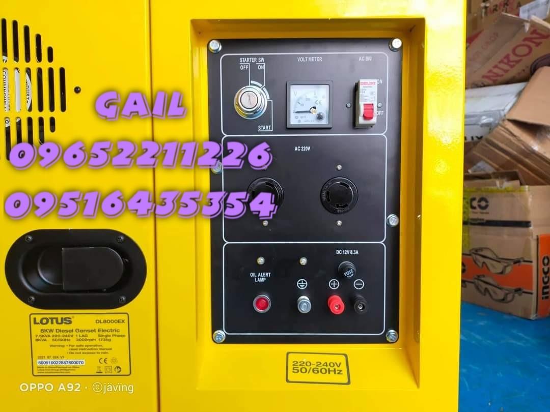 LOTUS 8kva Silent Type Air-cooled Diesel Diesel Generator, Commercial ...
