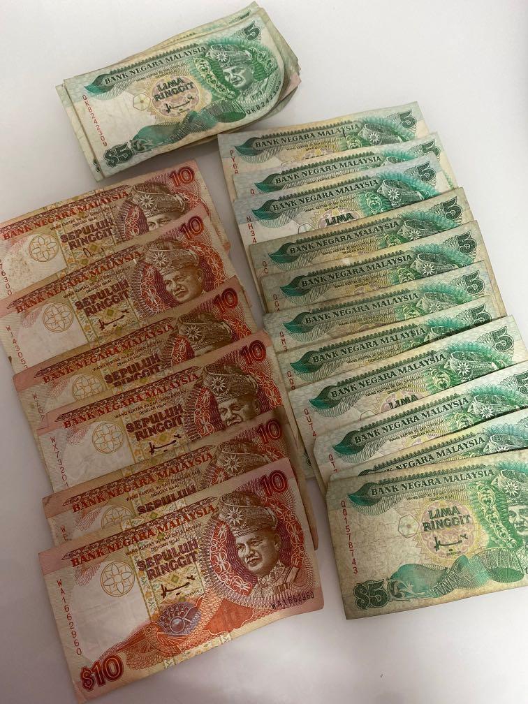 Malaysia old note | malaysia rm5 rm10 / malaysia ringgits sepuluh ...