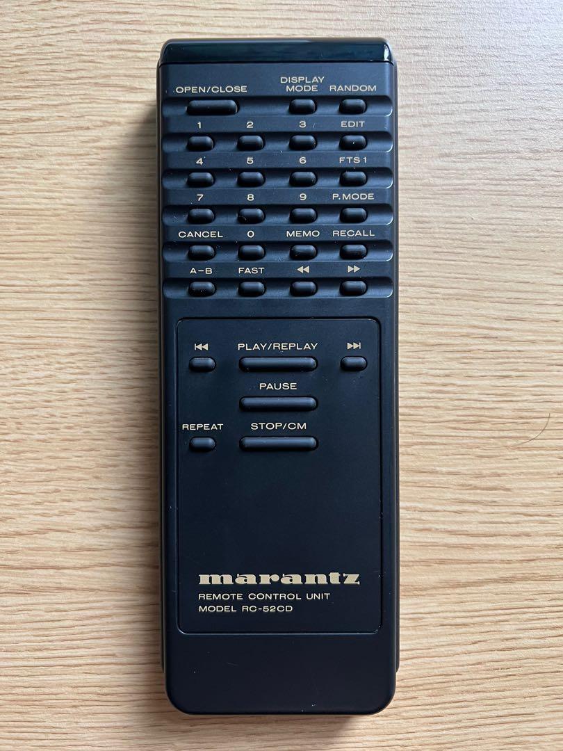 Marantz RC-52CD Original Remote Control (CD-52 MKII SE CD Player ...