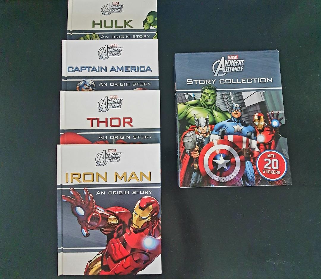 Marvel Avengers boxed book set of 4!, Hobbies & Toys, Books & Magazines ...