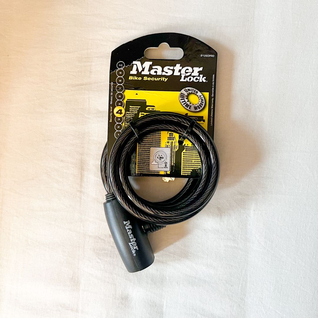 Master Bike Lock, Sports Equipment, Bicycles & Parts, Bicycles on Carousell