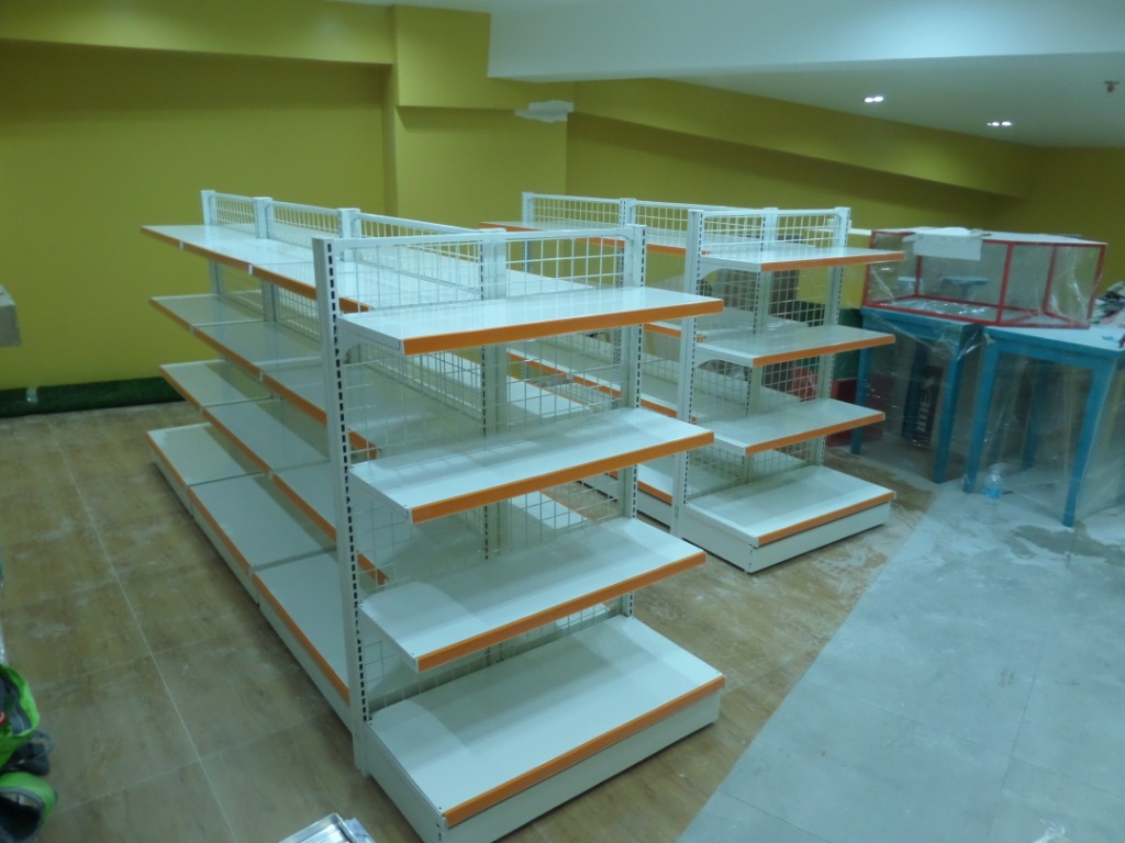 Mesh Type Gondola Rack Korean Brand, Furniture & Home Living, Furniture ...