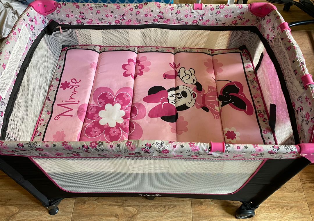 Minnie Mouse Crib, Babies & Kids, Baby Nursery & Kids Furniture, Cots ...